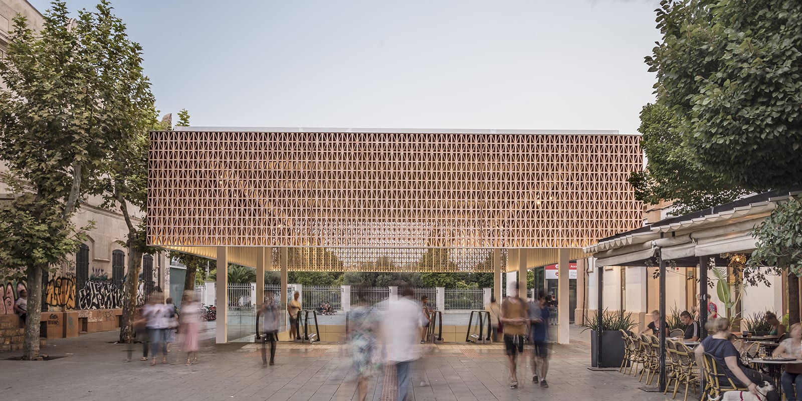 Ceramic Architectures | Intermodal Station Entrance - Ceramic Architectures